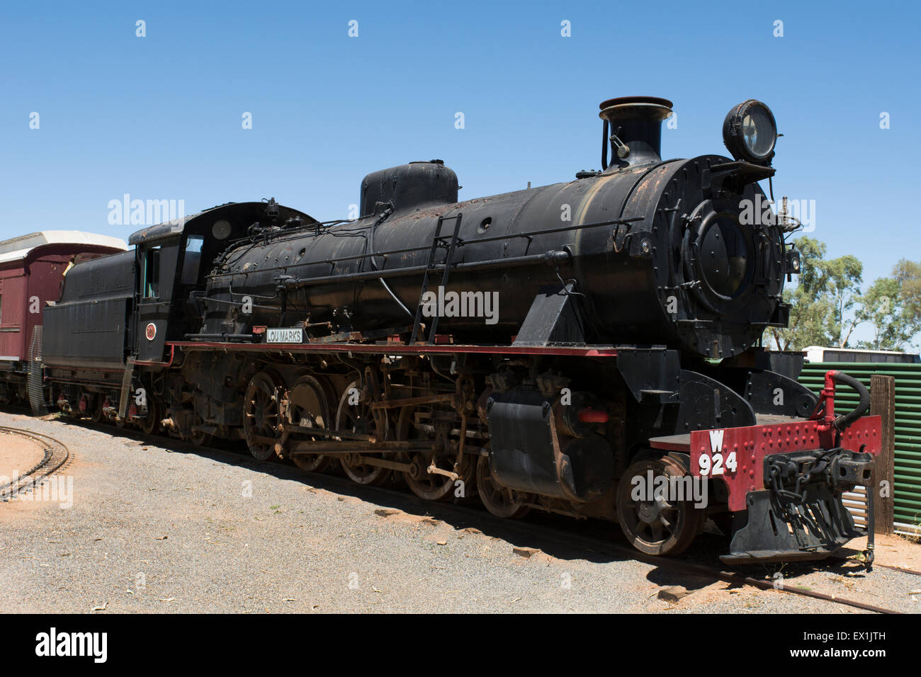 Australia, NT, Alice Springs. Old Ghan Train Railway Museum. Vintage ...