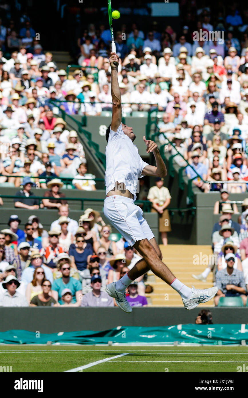 Wimbledon, UK. 04th July, 2015. The Wimbledon Tennis Championships ...