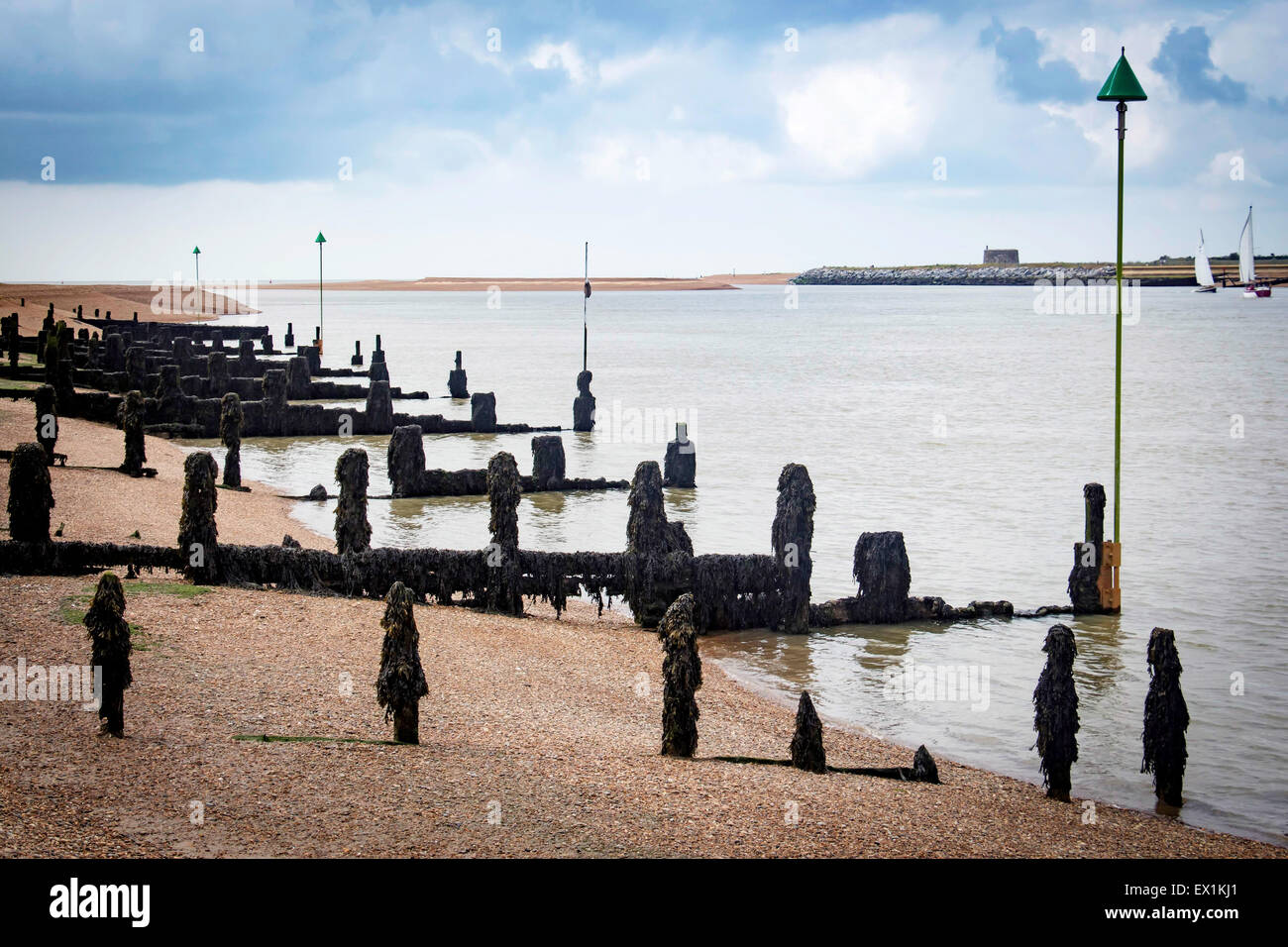 Coastal River Defence Stock Photo - Alamy