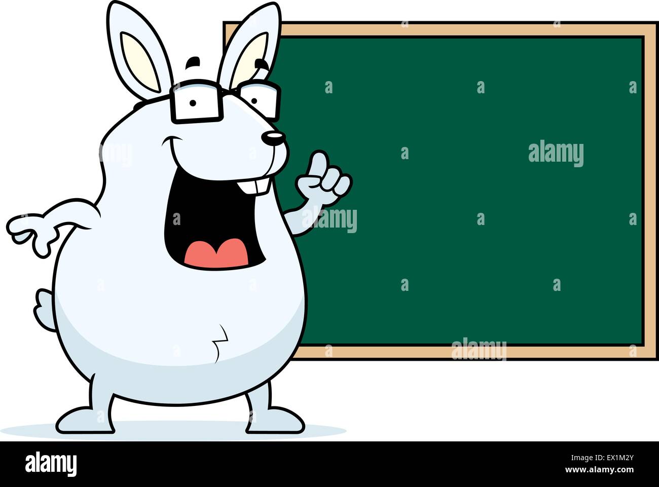 Illustration cartoon teacher in classroom Stock Vector Images - Alamy