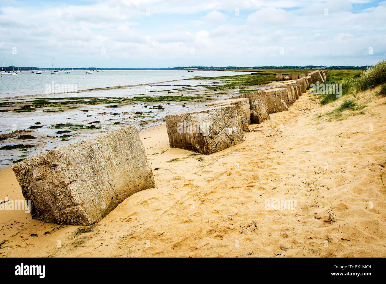 Coastal River Defence Stock Photo - Alamy