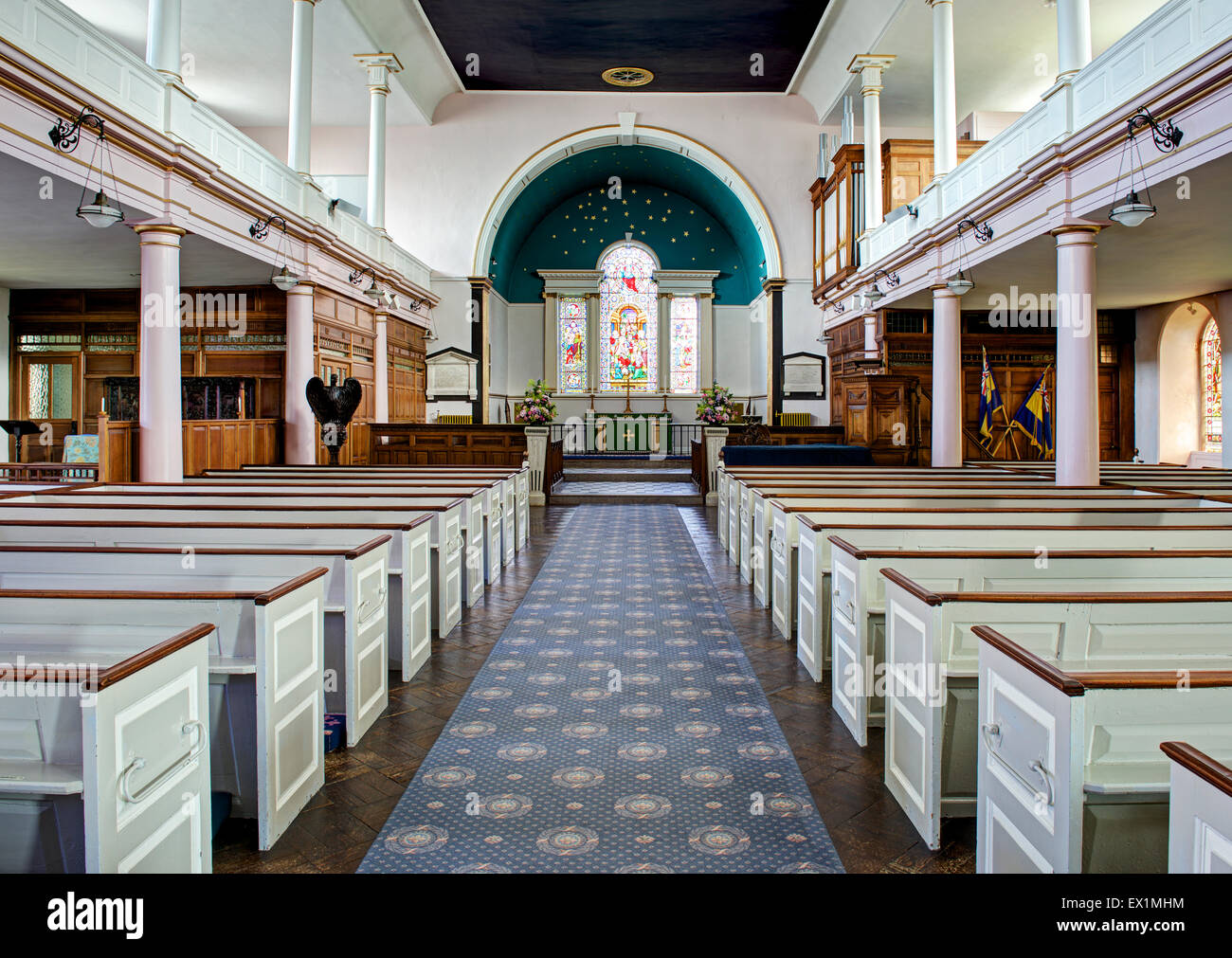 Interior of the Church of St Mary the Virgin, Wigton, West Cumbria ...