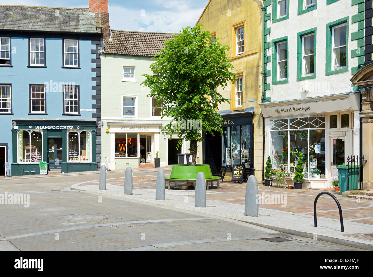 Market Place, Cockermouth, West Cumbria, England UK Stock Photo - Alamy