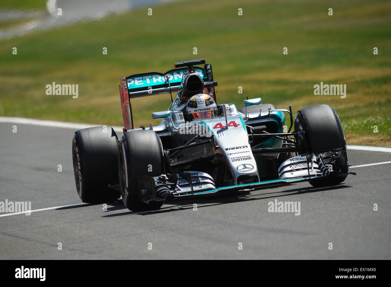Mercedes driver lewis hamilton 2015 british grand prix silverstone ...