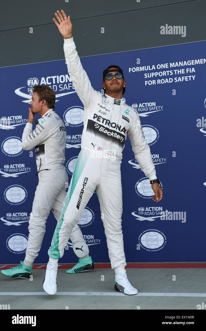 Mercedes driver lewis hamilton 2015 british grand prix silverstone ...