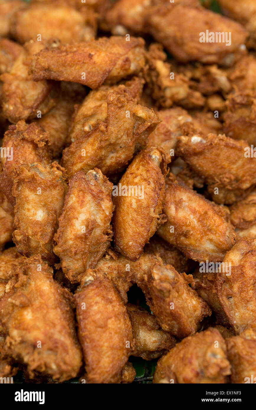 Fried chicken wing hi-res stock photography and images - Alamy