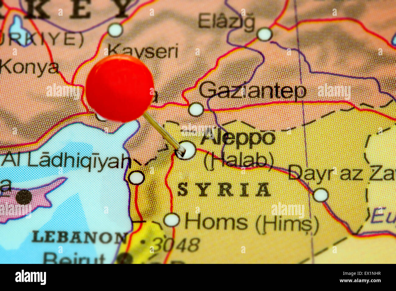 Map of aleppo hi-res stock photography and images - Alamy