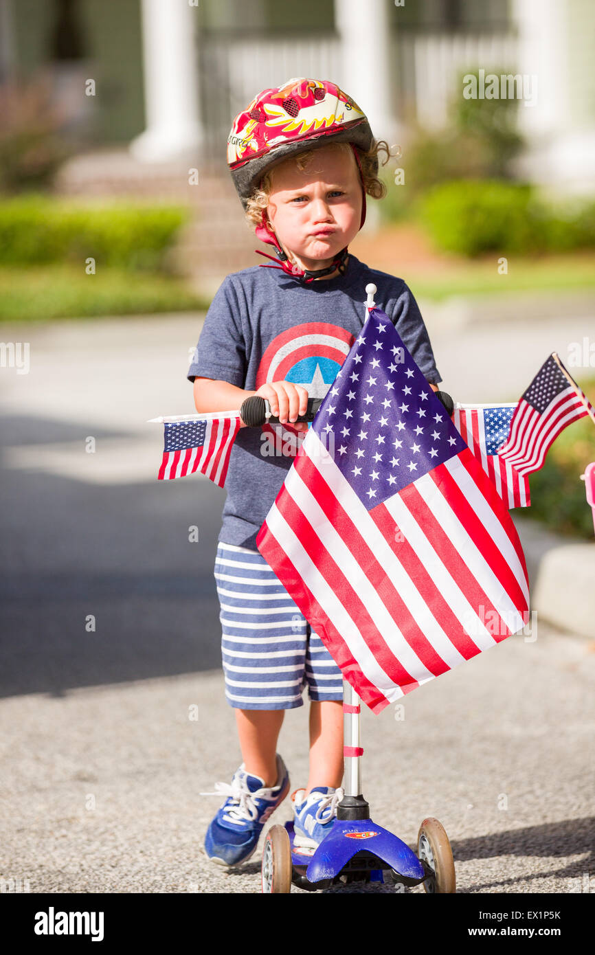 Flag flags patriotic patriotism boy hi-res stock photography and images ...