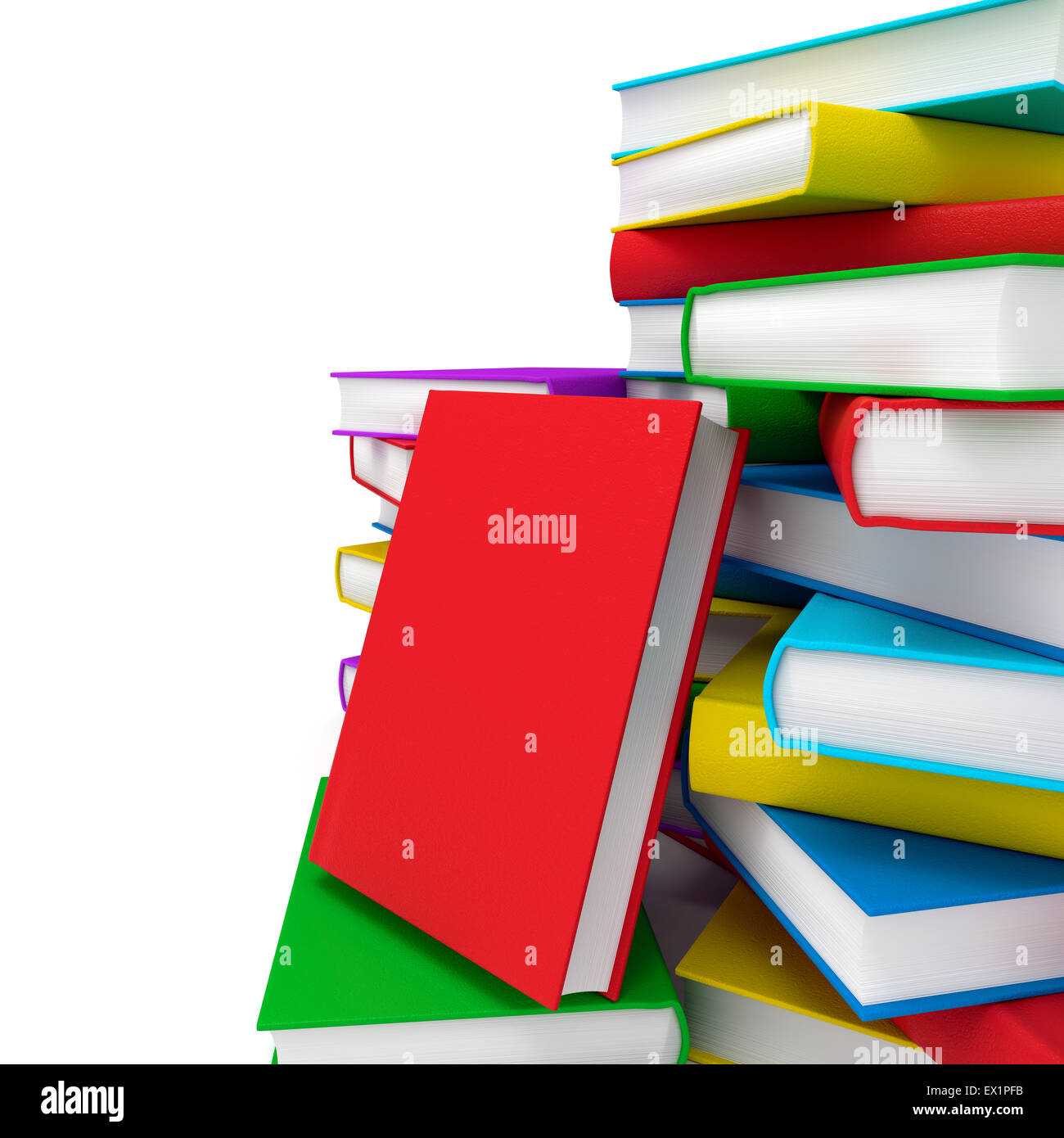 Stack of books Stock Photo - Alamy
