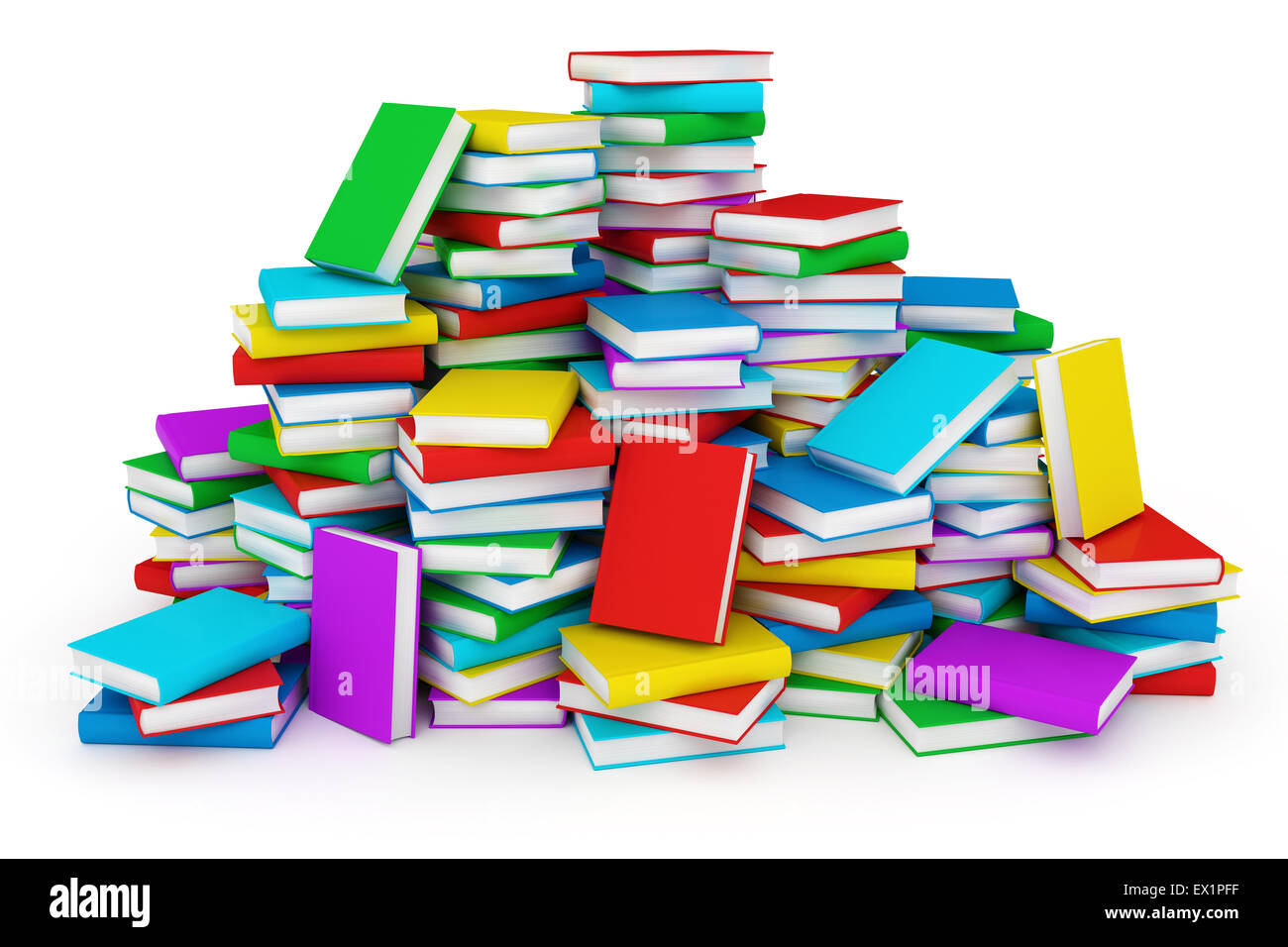 Stack of books Stock Photo - Alamy
