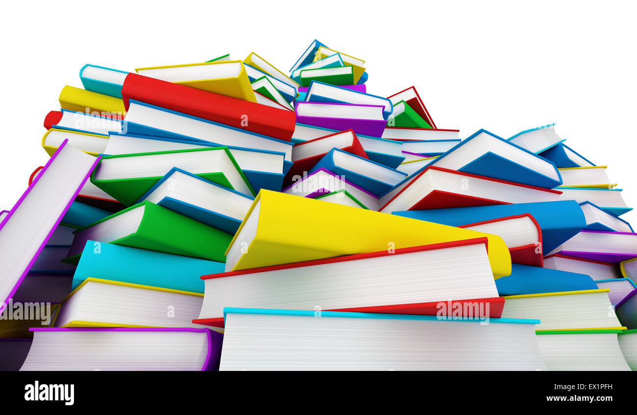 Stack of books Stock Photo - Alamy