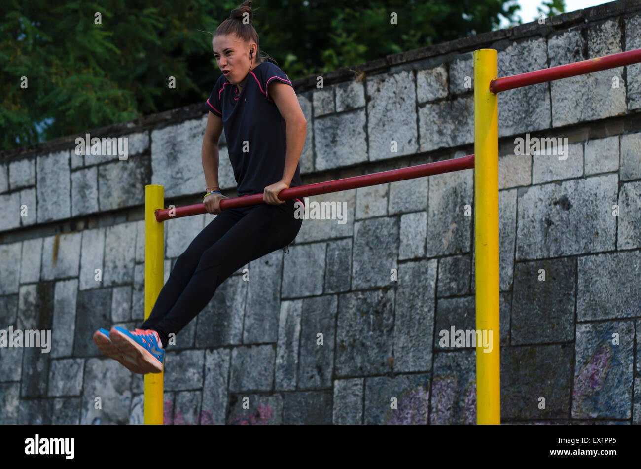 Strong gymnastic hi-res stock photography and images - Alamy