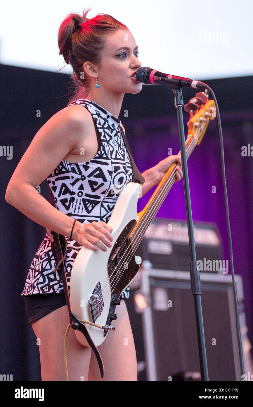 Milwaukee, Wisconsin, USA. 30th June, 2015. Musician MEG MYERS performs ...