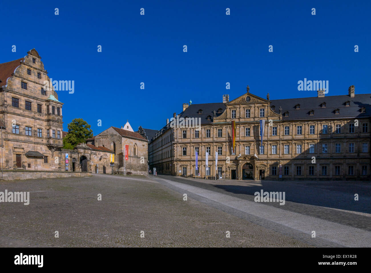 New Residence Palace and Old Court in Bamberg, Bavaria, Germany, Europe ...