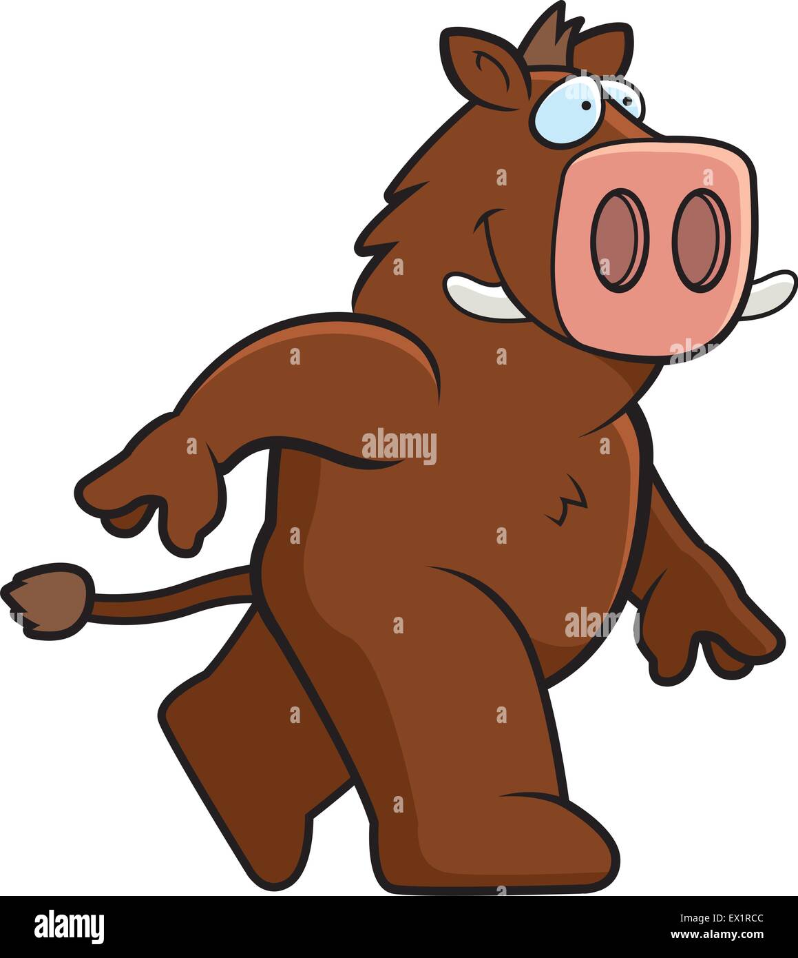 Cartoon boar Stock Vector Images - Alamy