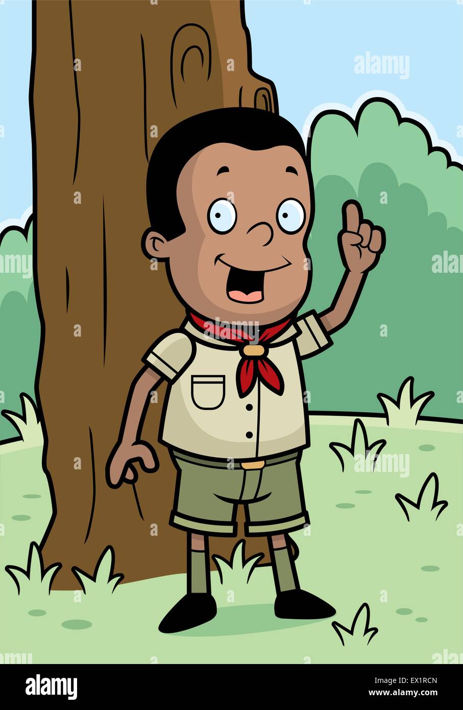 Happy smiling boy in Stock Vector Images - Alamy