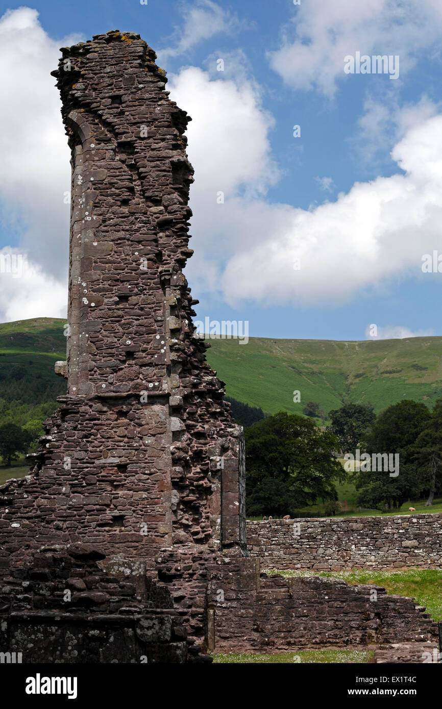 LLanthony Priory, Black Mountains, Wales. Augustinian priory in the ...