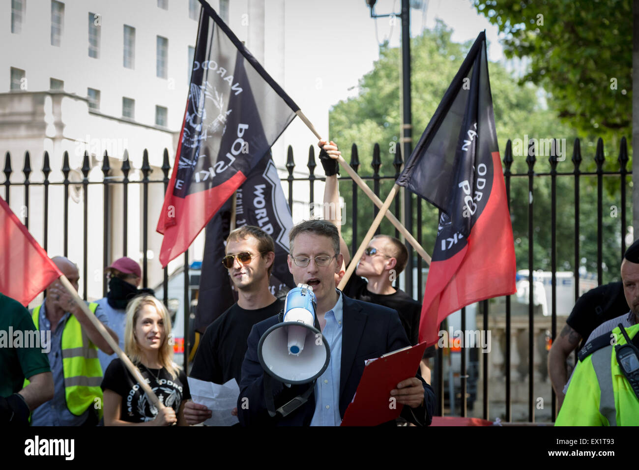 Shomrim protest hi-res stock photography and images - Alamy