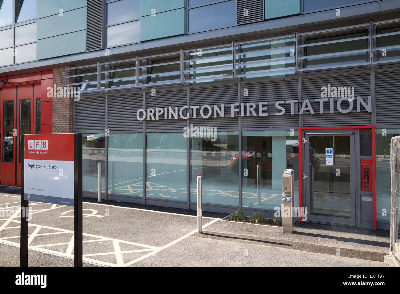 Orpington, UK. 4th July, 2015. Orpington fire station has been rebuilt ...
