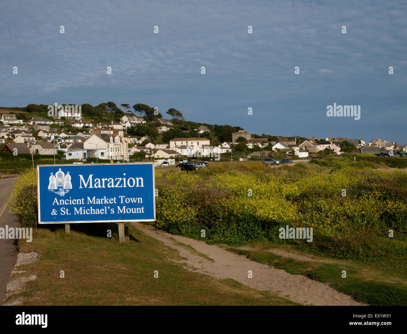 Marazion, Cornwall, UK Stock Photo - Alamy