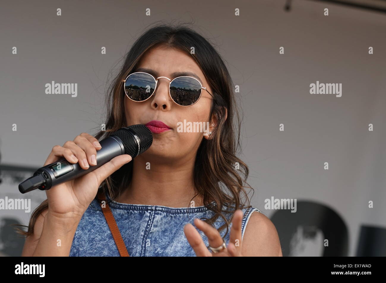 London,UK, 4th July 2015 : Presenter of Get Lefted 'Nimi Mehta ...