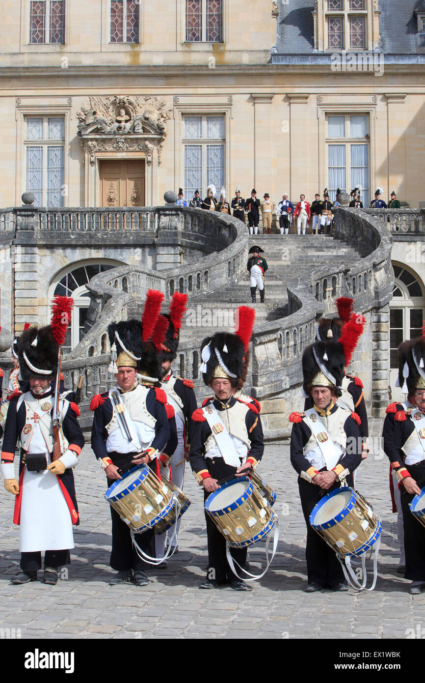 Napoleon Bonaparte bids farewell to the Old Guard (20 April 1814) and ...