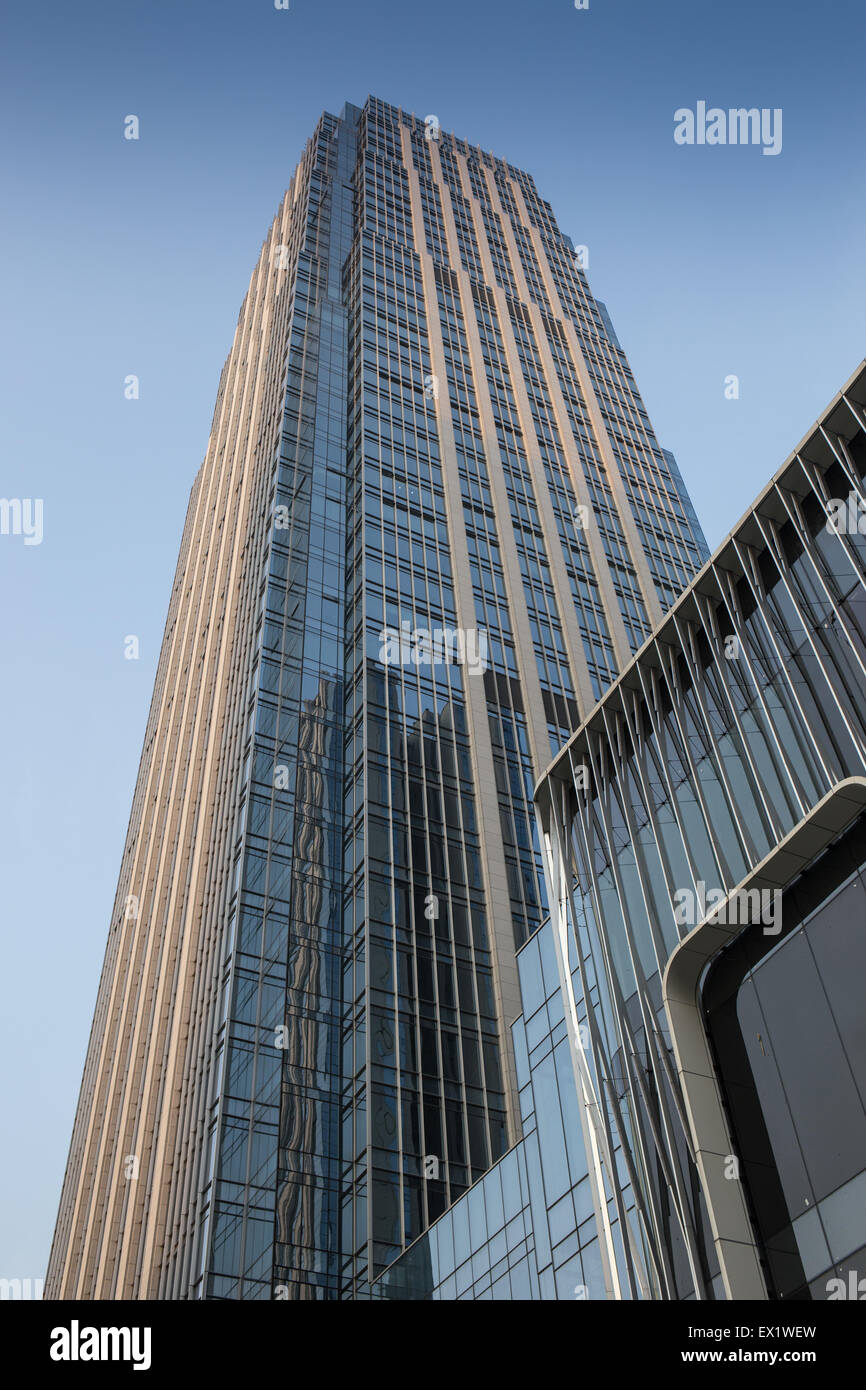 Facades of modern skyscrapers Stock Photo - Alamy