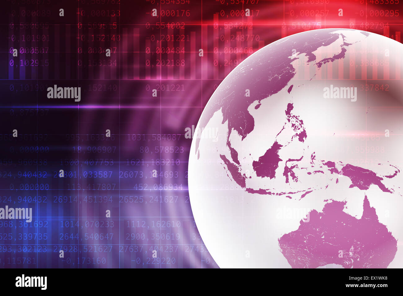 Abstract background with Earth Stock Photo - Alamy