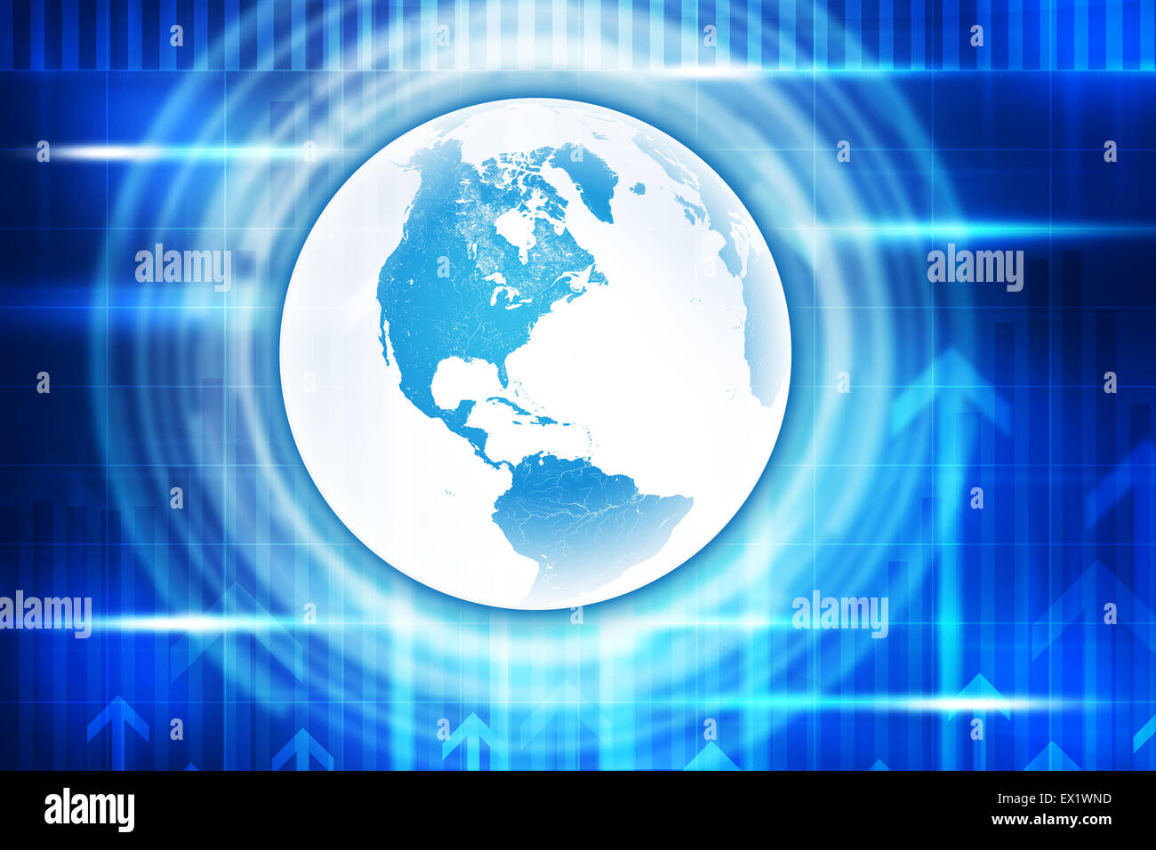 Earth on abstract background Stock Photo - Alamy