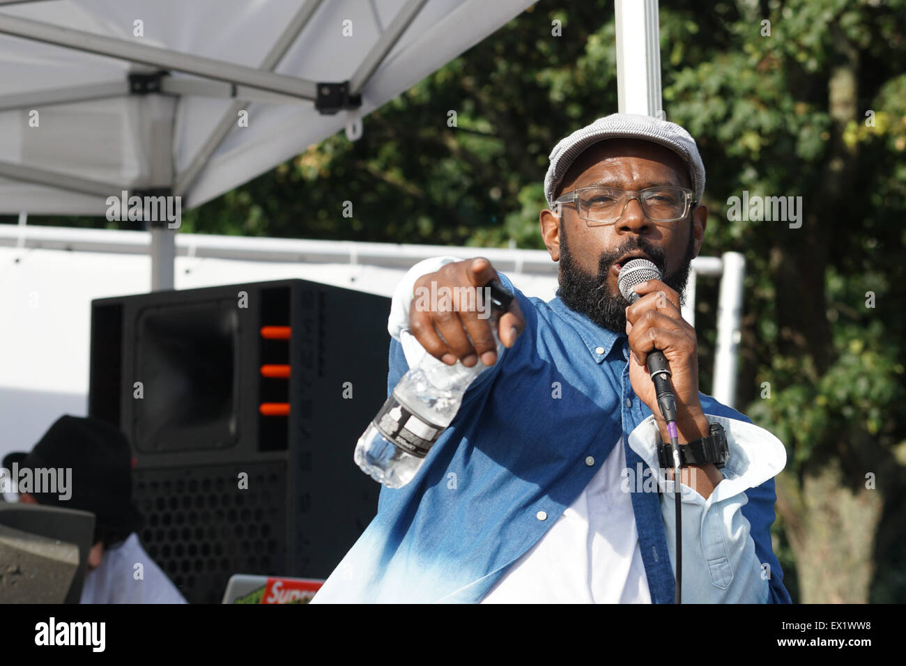 London,UK, 4th July 2015 : Rapper Paz Dean preforms live at the ...