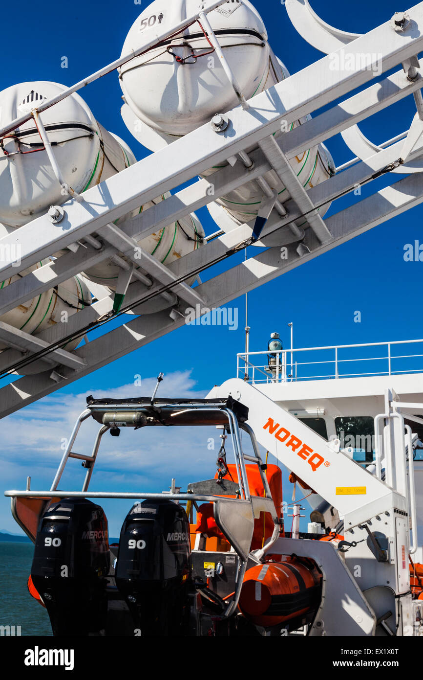 Inflatable Boat Motor Deck Ship High Resolution Stock Photography and ...