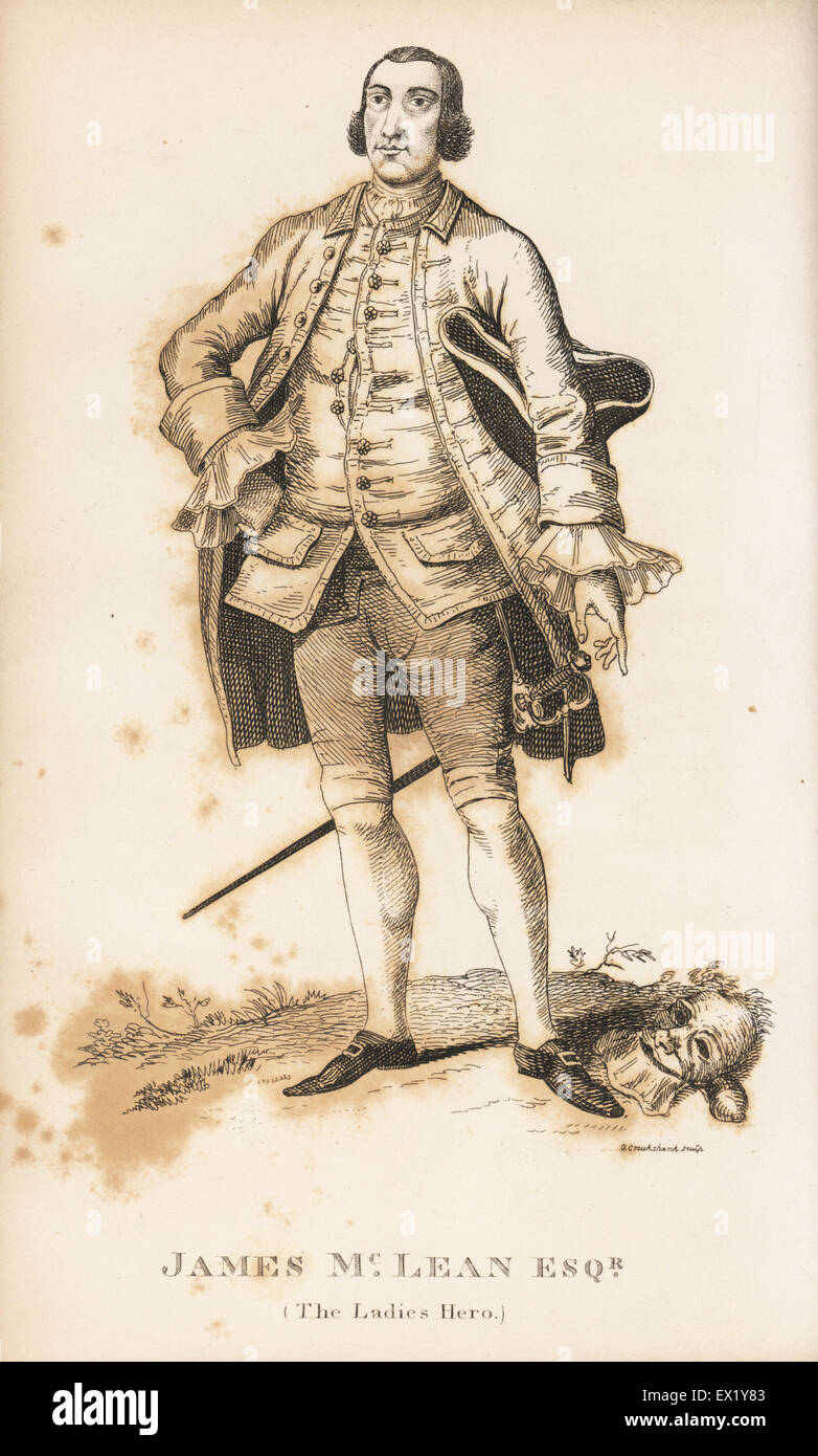James Macleane, Scottish highwayman known as the ladies' hero, hanged ...