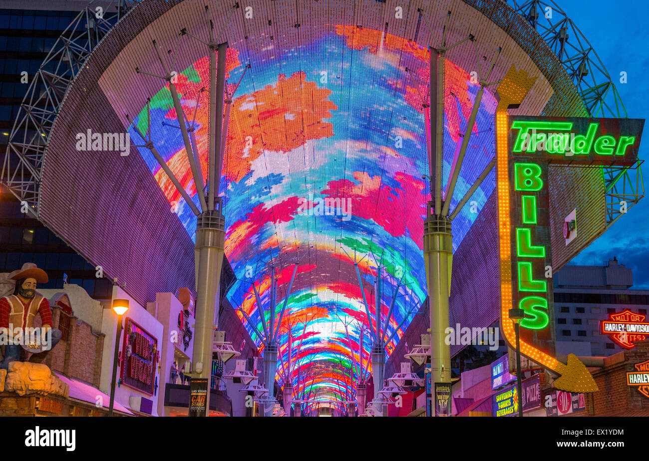 The Fremont Street Experience in Las Vegas, Nevada Stock Photo - Alamy