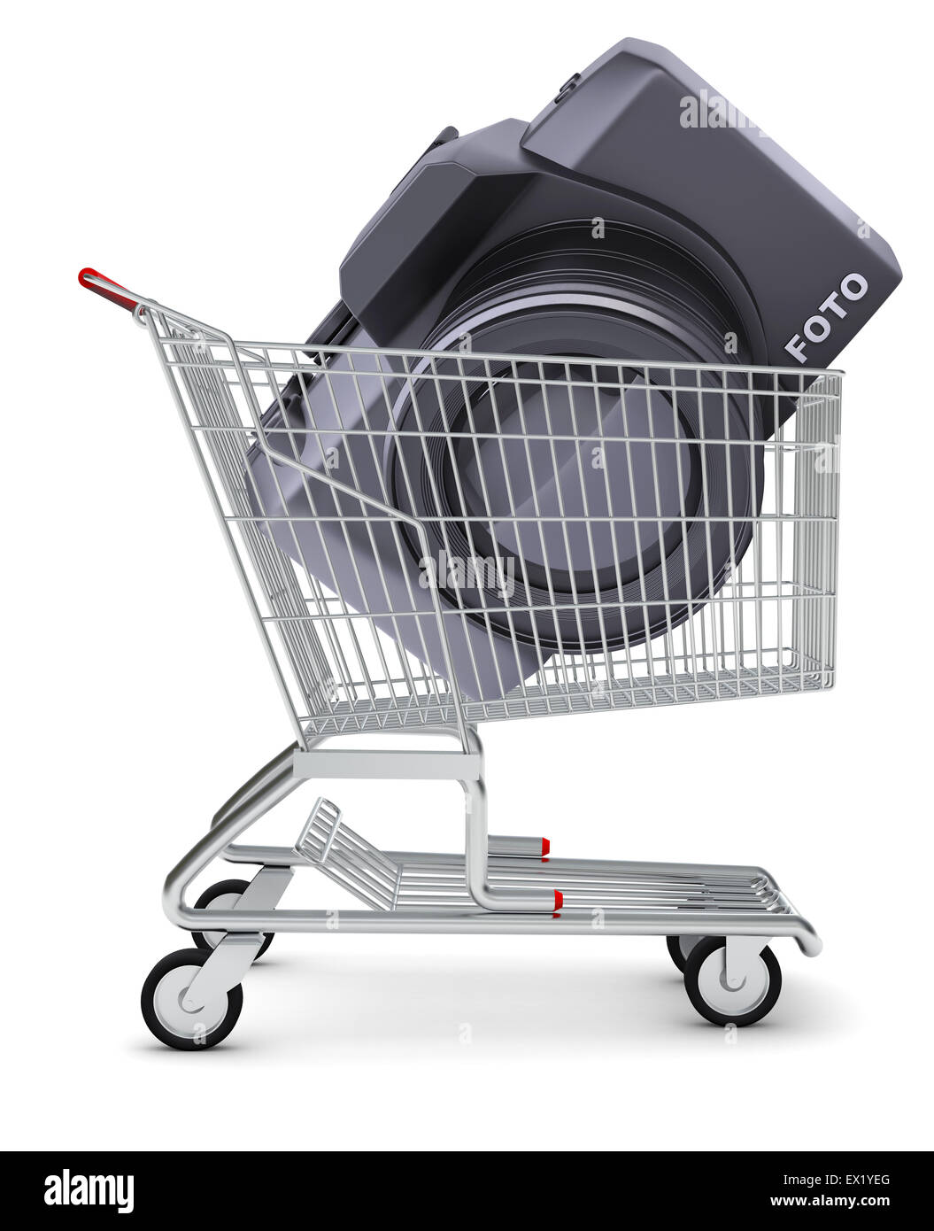 Shopping cart picture Cut Out Stock Images & Pictures - Alamy