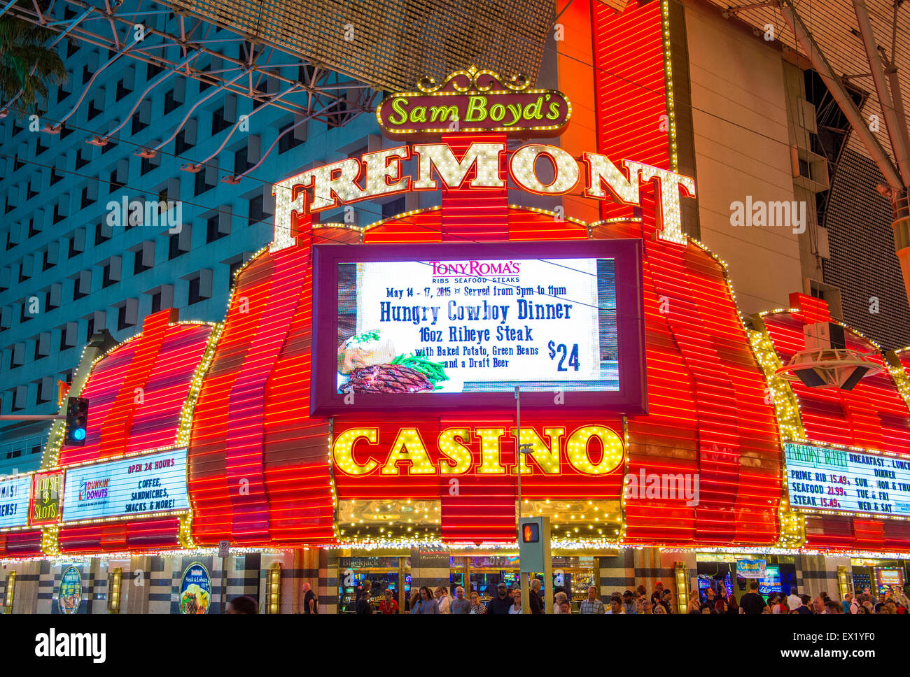 The Fremont Street Experience in Las Vegas, Nevada Stock Photo - Alamy