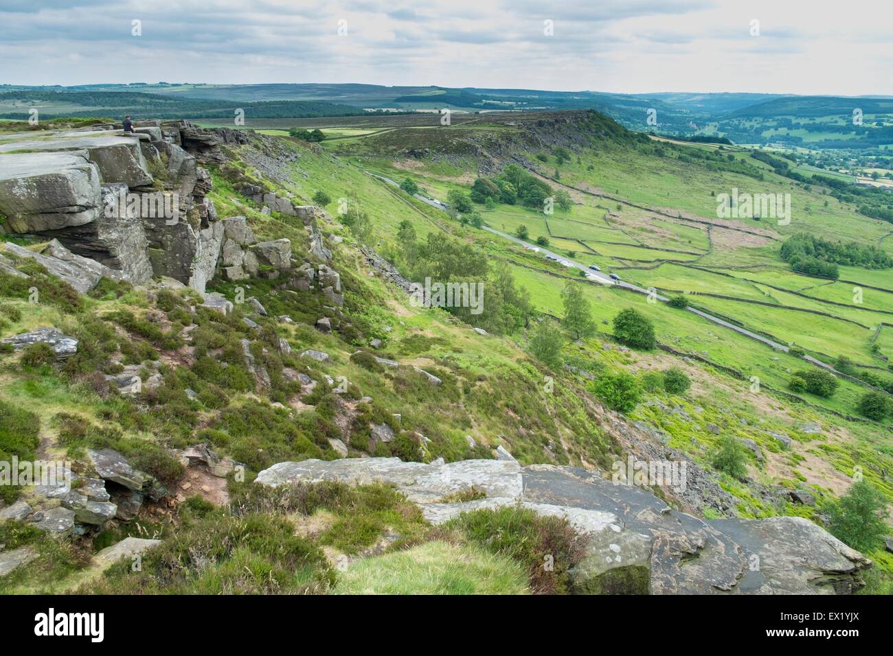 Curbar edge view hi-res stock photography and images - Alamy