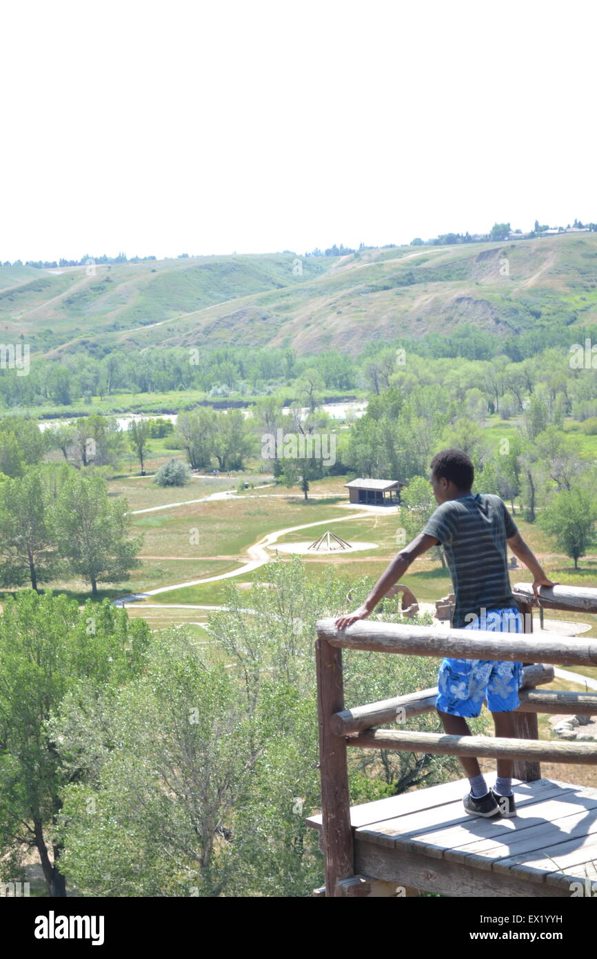 Lethbridge, Alberta, Canada. 4th July, 2015. Canada Weather: Beautiful ...