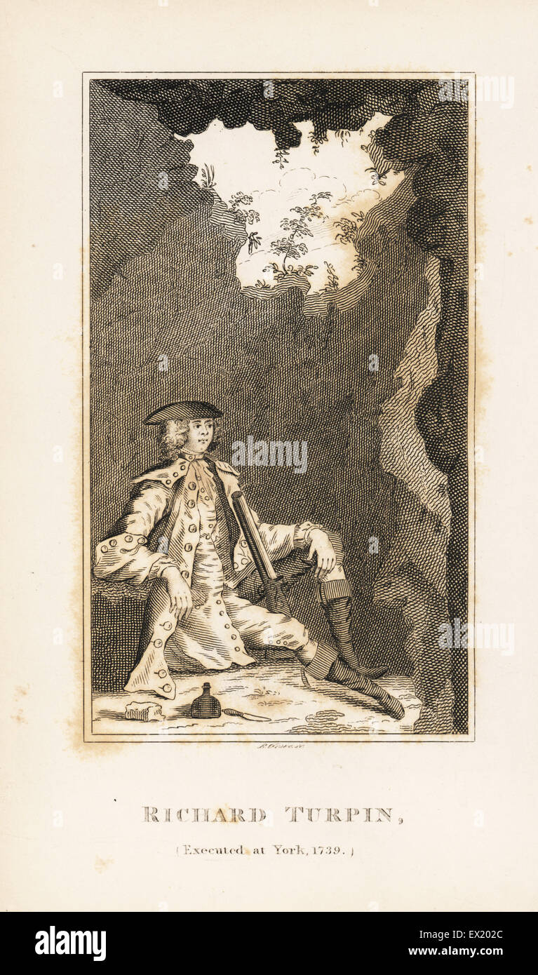 Richard Turpin or Dick Turpin, celebrated thief and highwayman ...