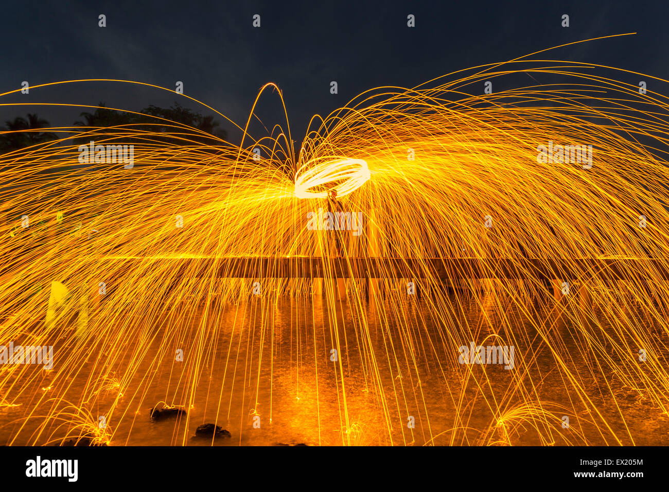 Whirling Fire games Stock Photo - Alamy