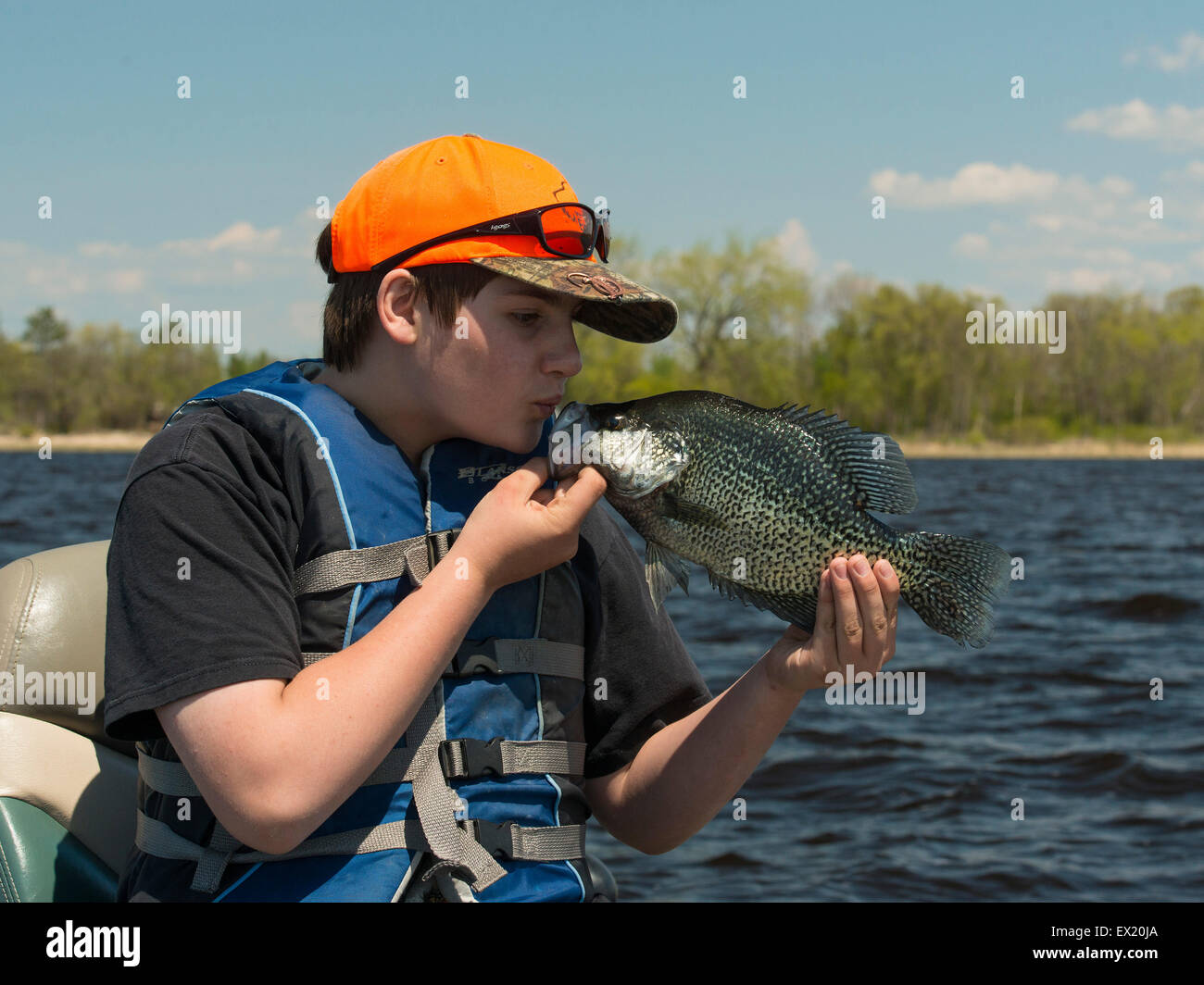 Black crappie fishing hi-res stock photography and images - Alamy