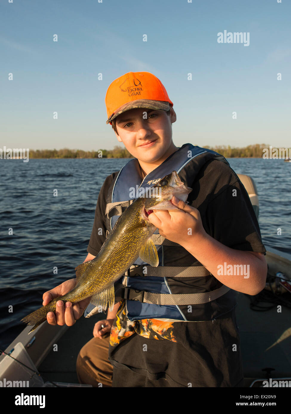 Walleye Fishing in Minnesota Stock Photo - Alamy
