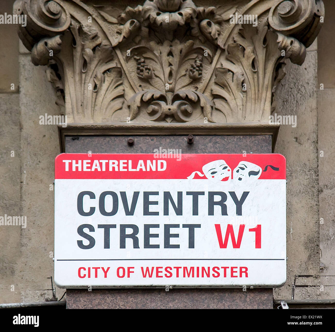 Coventry street sign london hi-res stock photography and images - Alamy