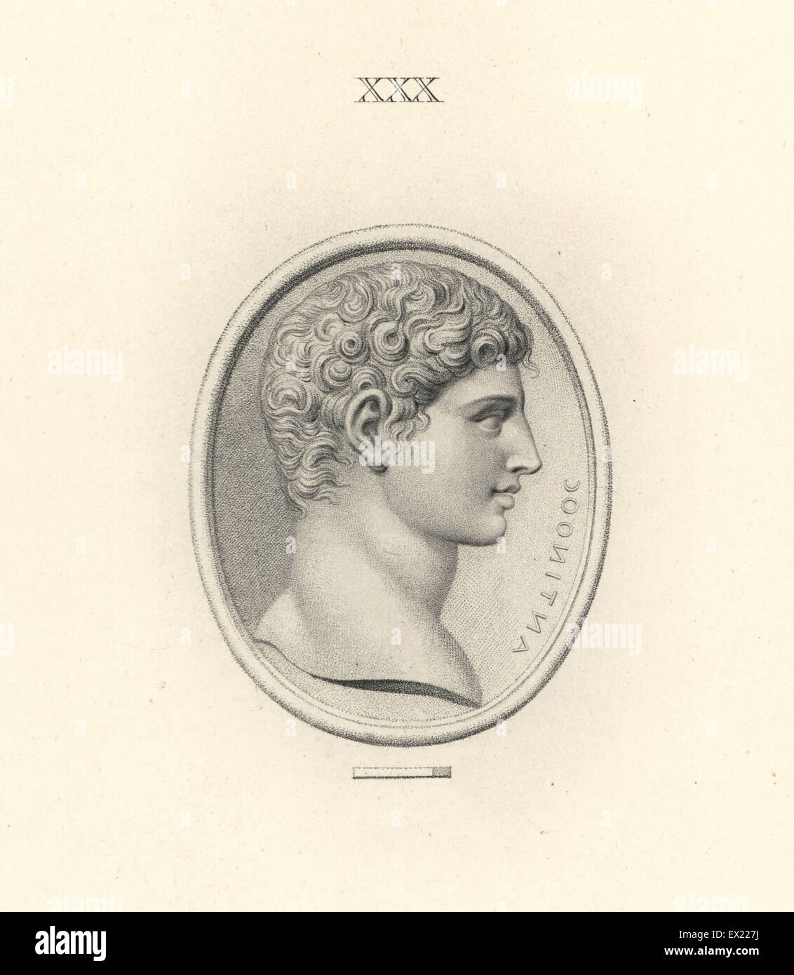 Antinous, Bithynian Greek lover of the Roman emperor Hadrian ...