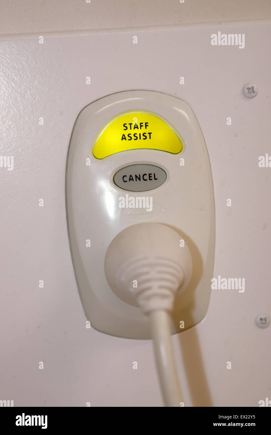 Staff assist button at hospital Stock Photo - Alamy
