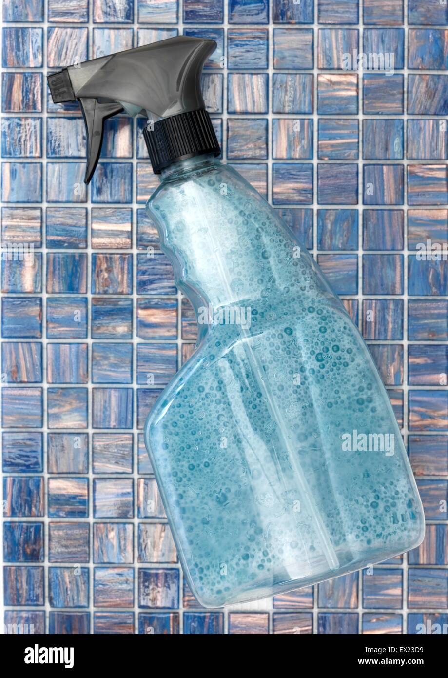 A close up shot of cleaning products Stock Photo - Alamy
