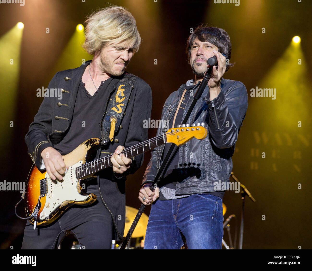 Milwaukee, Wisconsin, USA. 2nd July, 2015. KENNY WAYNE SHEPHERD (L) and ...