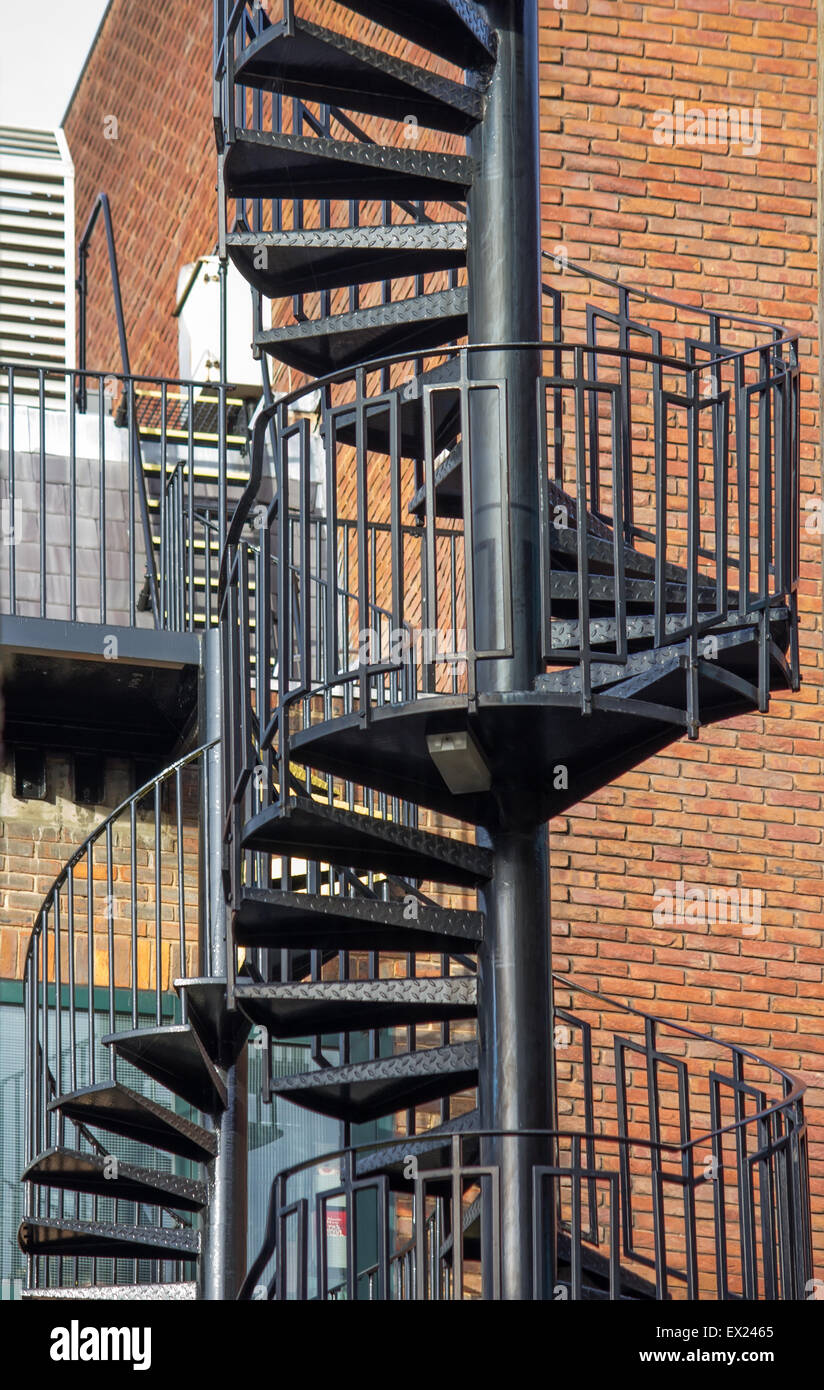 External Spiral Staircase Stock Photos & External Spiral Staircase ...