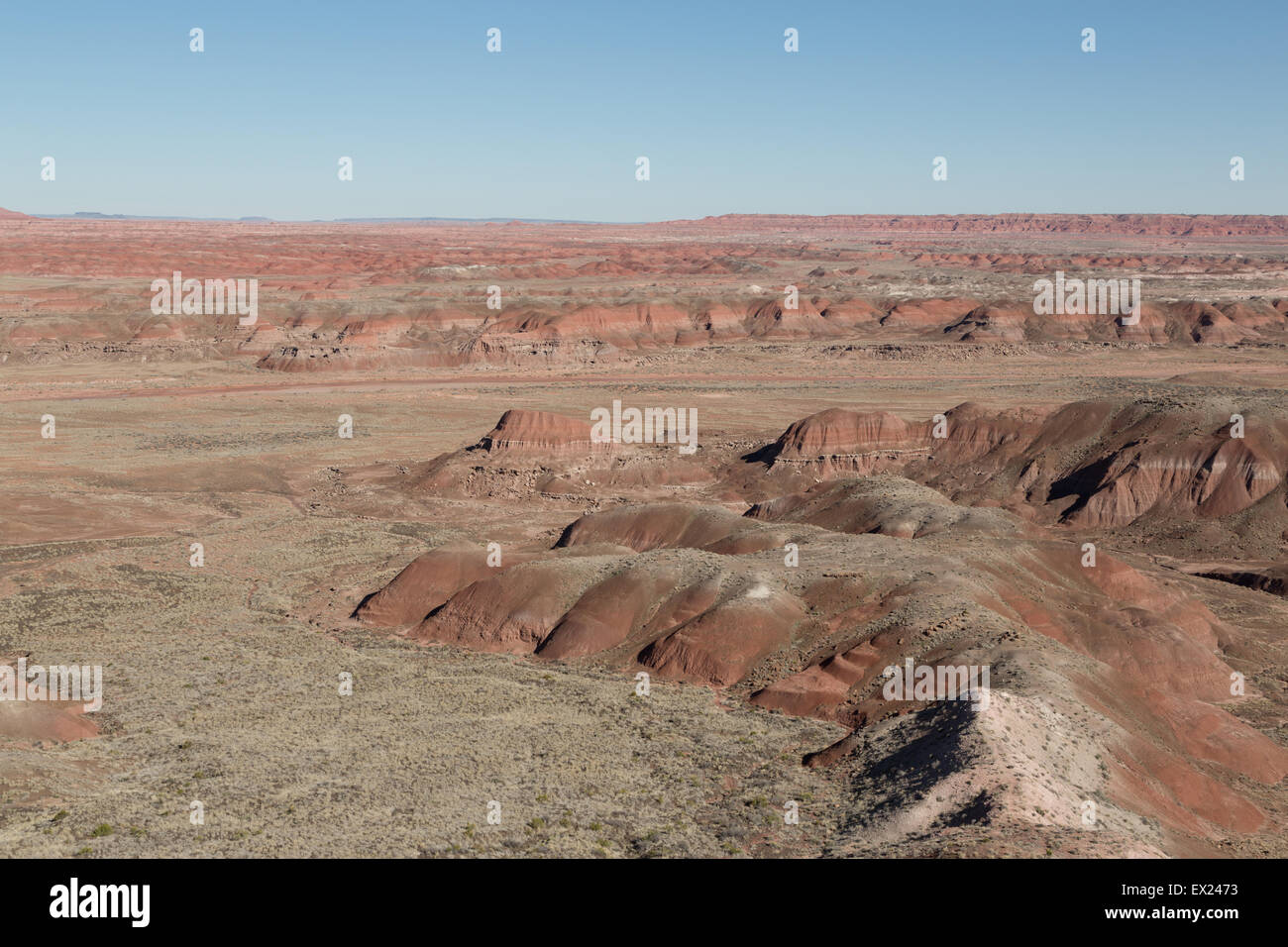 A landscape photograph of the Painted Desert, in Arizona. The Painted ...