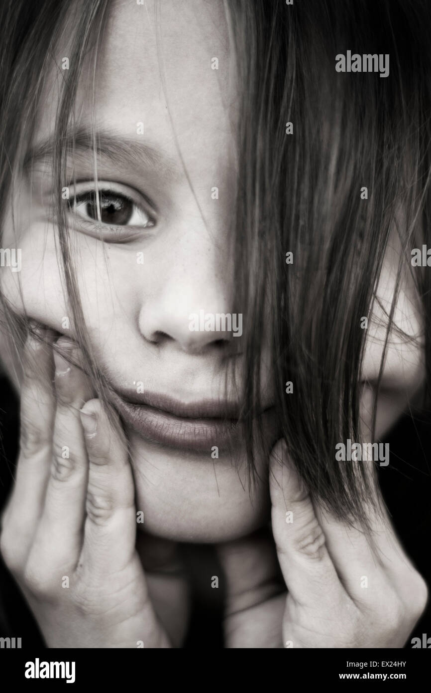 Children making faces hi-res stock photography and images - Alamy