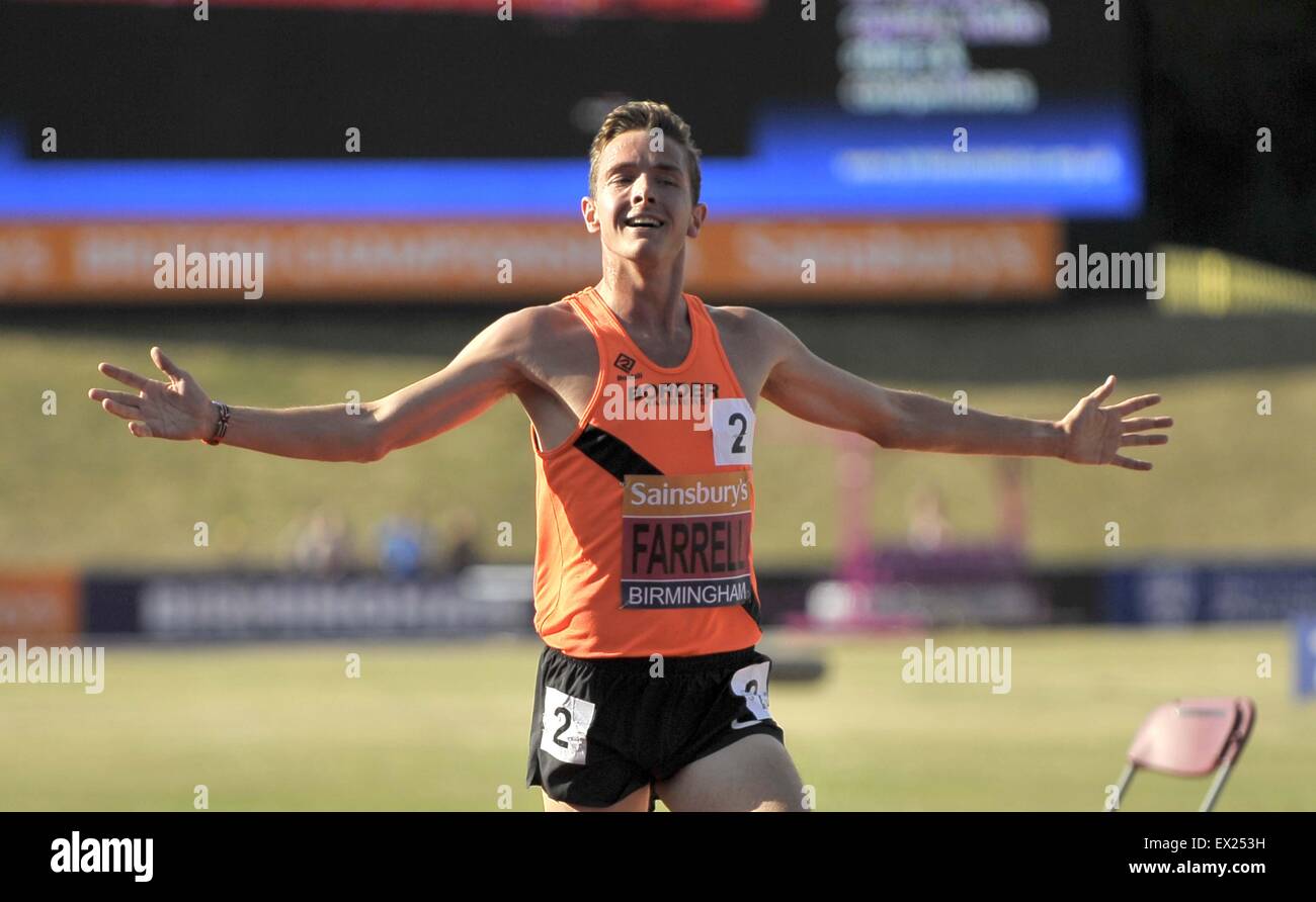 2015 tomas farrell celebrates winning hi-res stock photography and ...